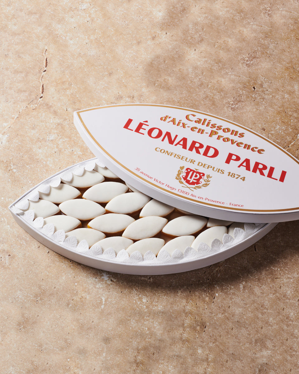 Boîte Prestige de Calissons d'Aix-en-Provence Léonard Parli