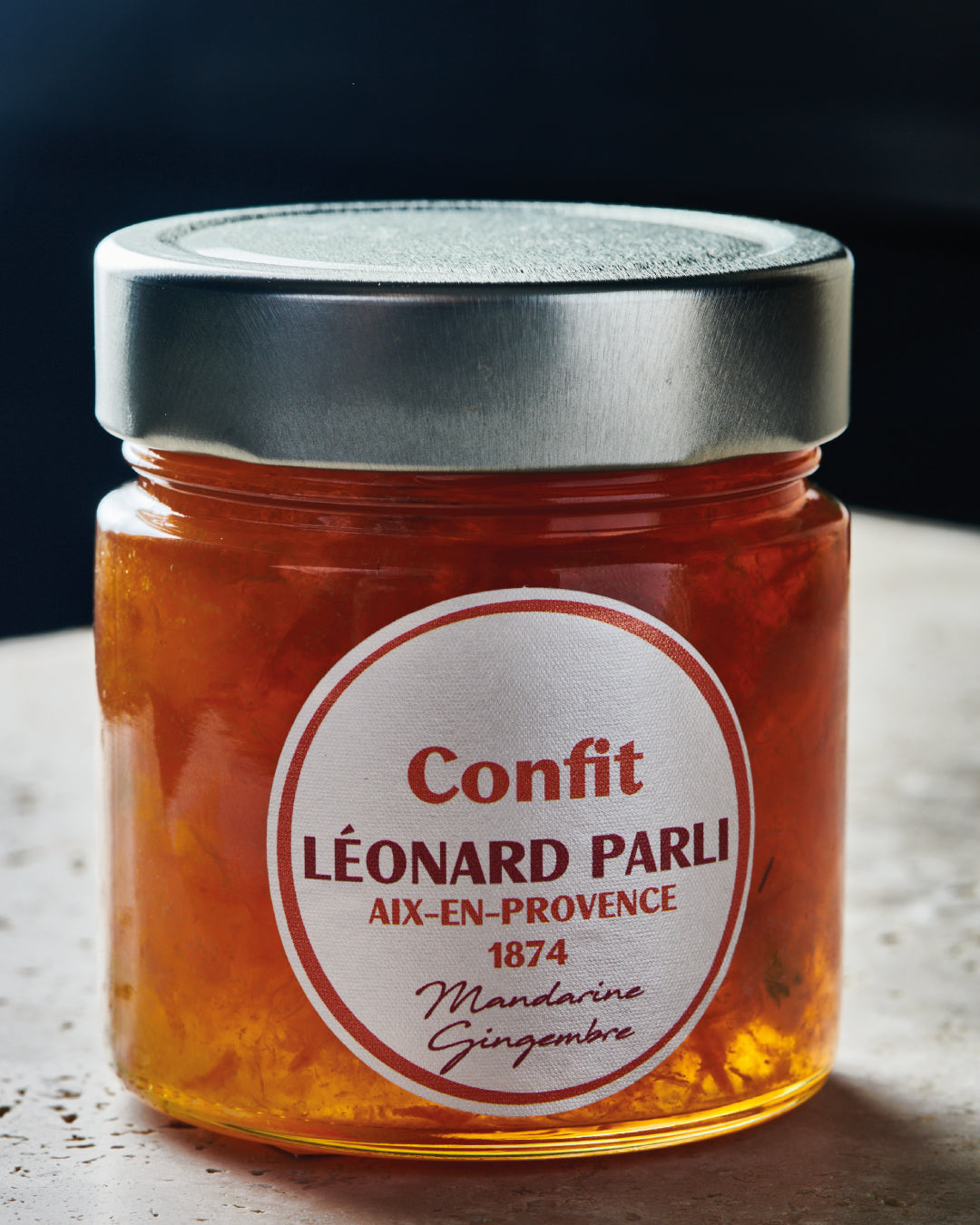 Confit de Mandarine & Gingembre artisanal Léonard Parli